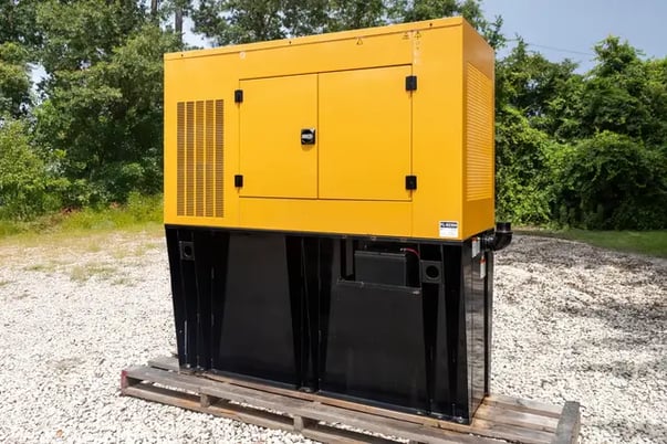 60 KW Olympian, diesel industrial generator, 277/480 Volts, 2002 For ...