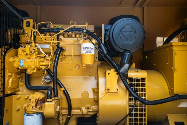 60 KW Olympian, diesel industrial generator, 277/480 Volts, 2002 For ...