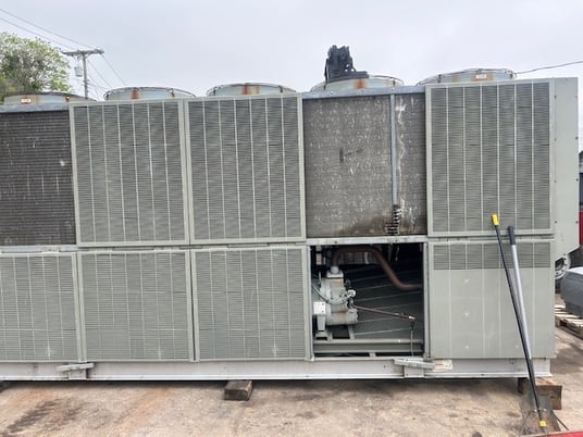 140 Ton, Trane, air-cooled chiller, 2012 For Sale | Surplus Record