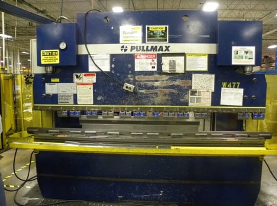 110 Ton, Pullmax #Optima, hydraulic, 10' overall, Cybelec DNC 900 CNC ...