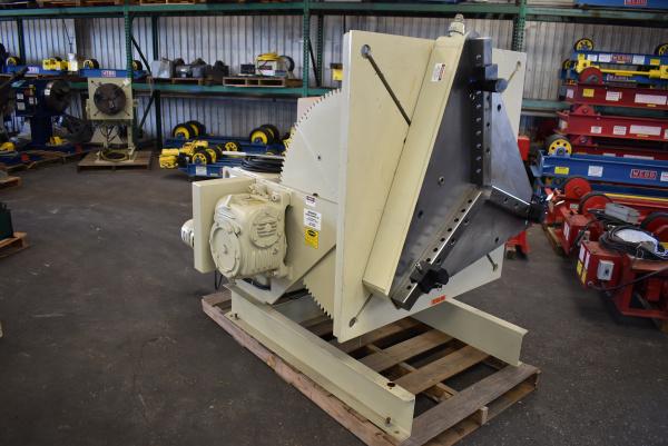 4500 lb. Pandjiris #45-12AB, welding positioners, 12" COG, variable ...