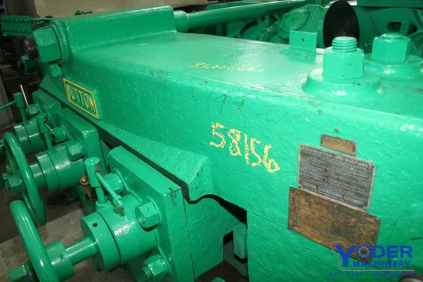 6" Sutton #2BC, 5 roll straightener, feed tables, solid state drive ...