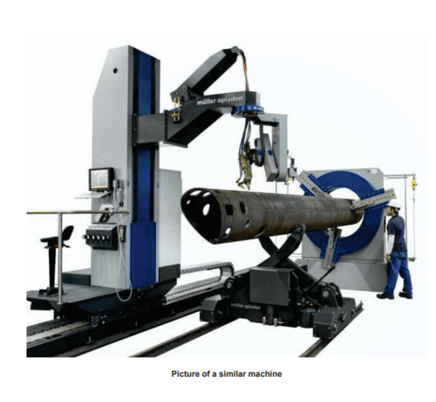 Vortman/Muller Opladen #4000/6, CNC 3D Heavy Duty Pipe Profile ...