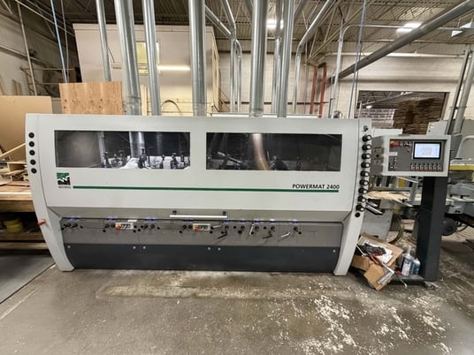 Weinig #Powermat-2400, Moulder, 7-Head, 12.2" x 6.3" capacity, 50 HP ...