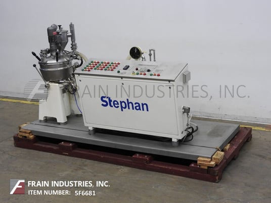 Stephan Machinery #UMHC40E-PILOT, 40 liter, Stainless Steel, steam ...