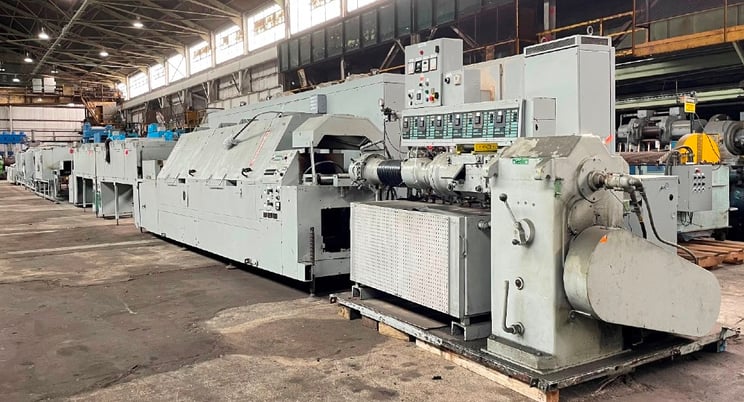 3-1/2" (90mm) Troester Extrusion & Curing Line For Sale | Surplus Record