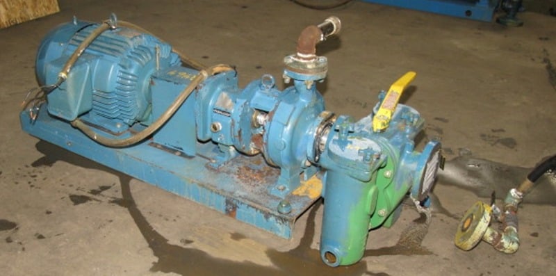 Peerless #8196 MTP, 2x3x8m, single-stg, 30 HP (3600 RPM; 230/460V), 8 ...