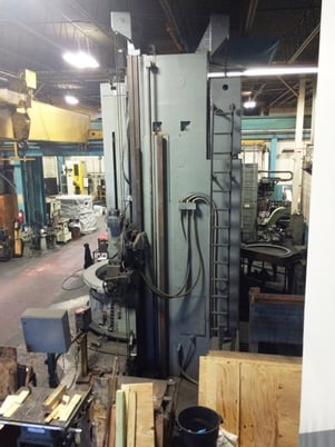 142" Rafamet #KCF400, 162" swing, 157" under rail, 75 HP variable speed ...