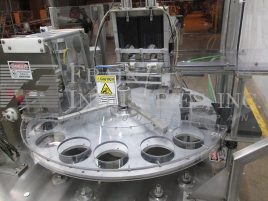 World Cup #2 up, 16 pocket, rotary cup denester, filler, heat sealer ...