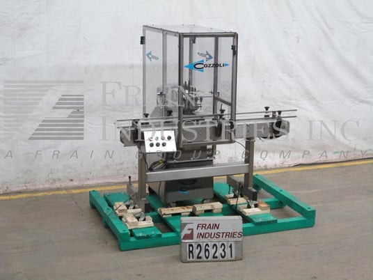 Cozzoli #VR540, 4 head inline piston filler, up to 30 cycles per minute ...