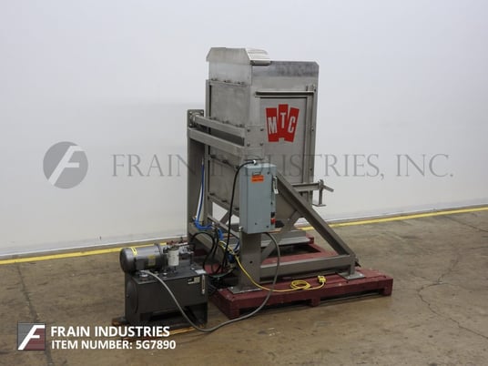 MTC #LE, hydraulic, gaylord tote dumper, rated up to 3000 lbs capacity ...