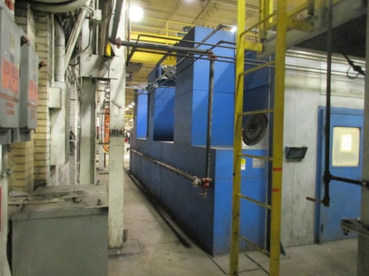 30000 cfm Filter-1, booth dust collector, (3) Dustron power modules, (3 ...