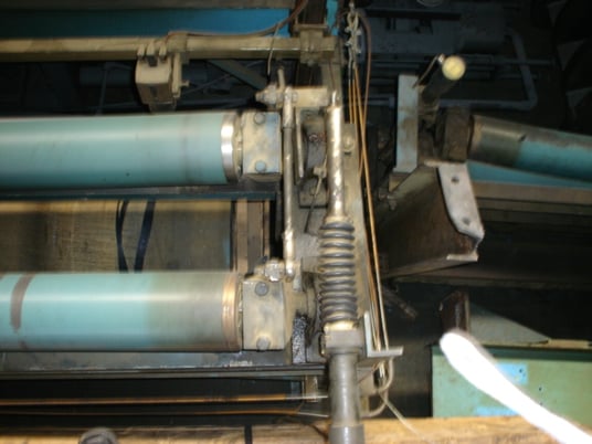 6" x 76" Banana Roll Assembly, Mount Hope, material spreader w/curved ...