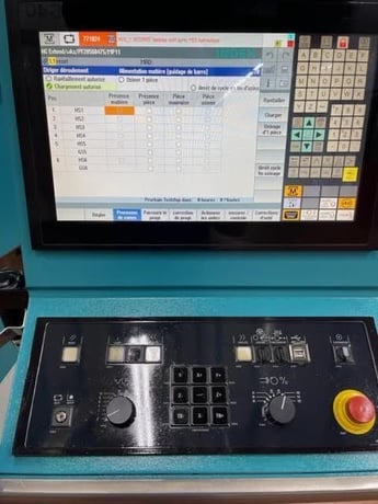 Index #MS22-6, dual counted-spindle, Siemens 840D SL Control, dual NCU ...