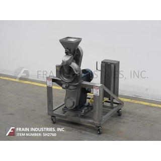 Alpine #160Z, compact, pin mill with Stainless Steel contact parts, 5 ...