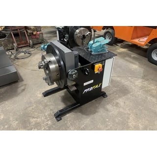 500 lb. Profax #WP-500, medium duty welding positioner, 19-5/8" round ...