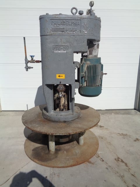 30 HP Philadelphia Mixing Solutions #PTE-20, IRPM 1750, ORPM 56,31.2:1 ...
