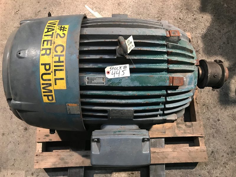 125 HP 1783 RPM U.S. Motors, Frame 444TS, TEFC, 460 Volts for Sale ...