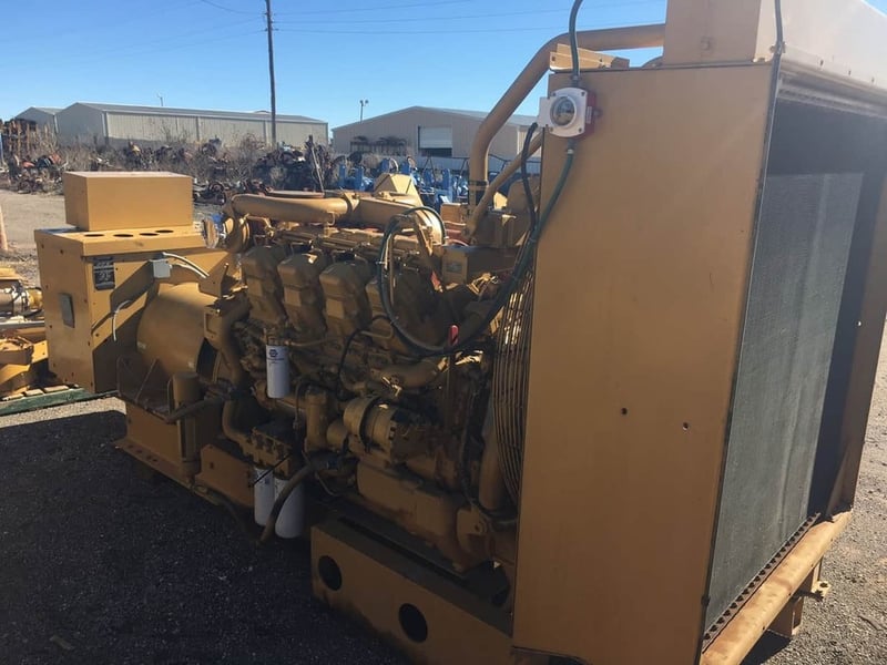 1000 KW Caterpillar #3508B DITA, JWAC, standby, 1503 RPM, open skid ...