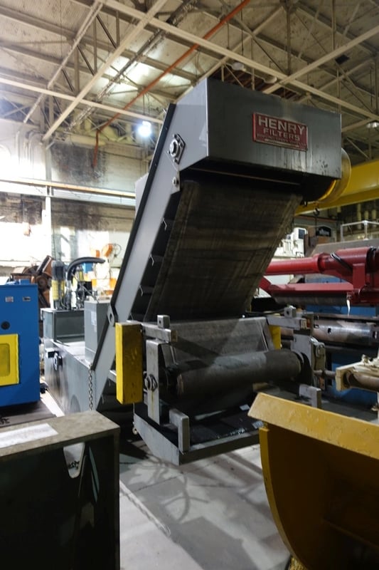 Dross Cooler, complete, carts, lift & shaker, cooling drum, water ...