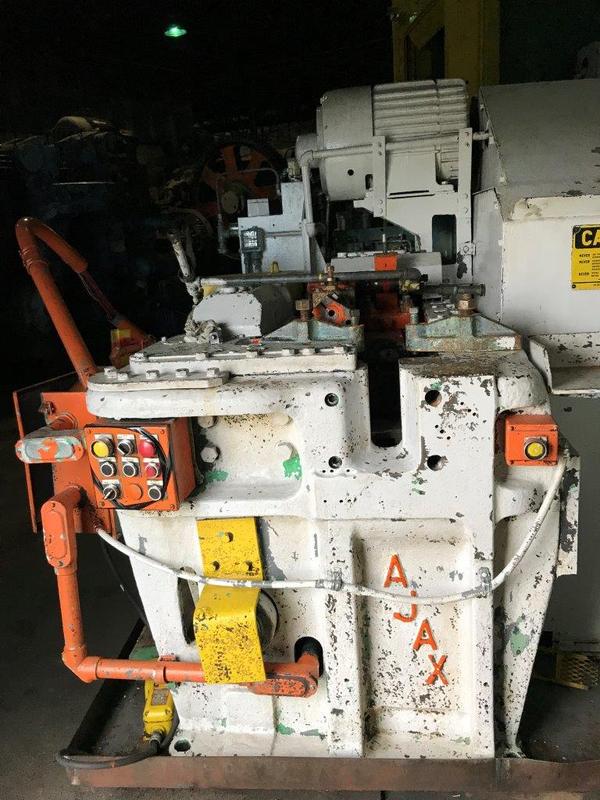 1" Ajax upset forging machine, 100-200 Tons upsetting/grip force, 90 ...