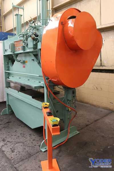 80 Ton, Rousselle #8SS80, straight side double crank press, 80" x30 ...