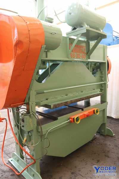 80 Ton, Rousselle #8SS80, straight side double crank press, 80" x30 ...