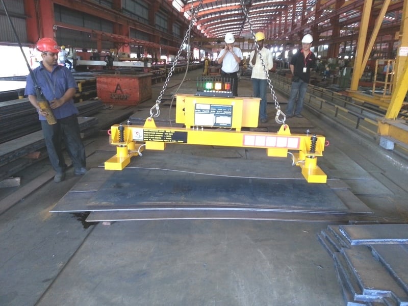 2-40 Ton, Custom Spreader Beams: Electro permanent fixed magnet ...