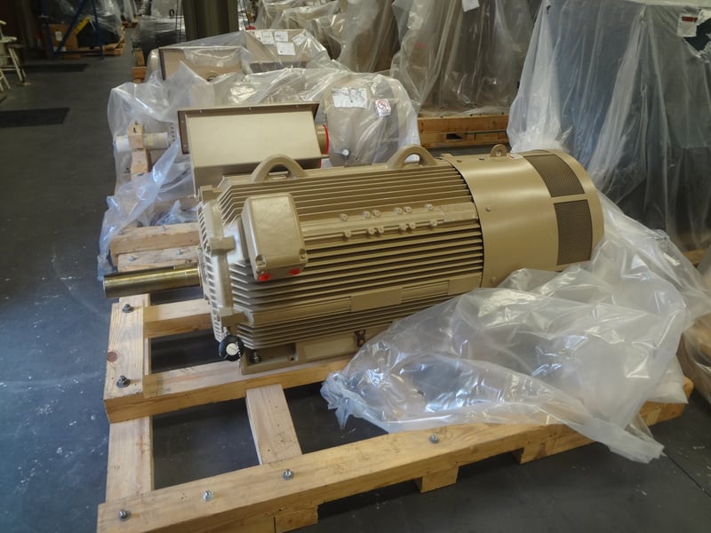 450 HP 1200 RPM General Electric, Frame 5010/5011L, TEFC, new, 2300/ ...