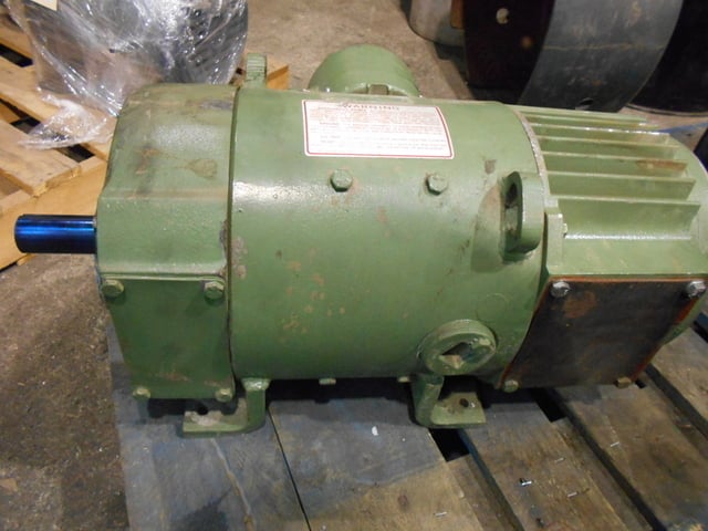 5 HP 1800 RPM General Electric, Frame 218AT, DPFG-SV, 500 VA, 150/300 ...