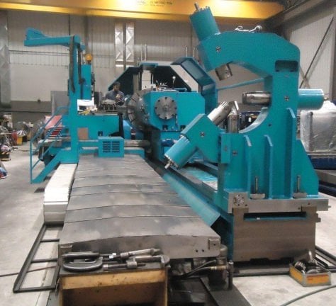 Mateo, CNC roll lathe, 96" x 242", 73" SOCS, 250 RPM, 3-way bed,Sauter ...