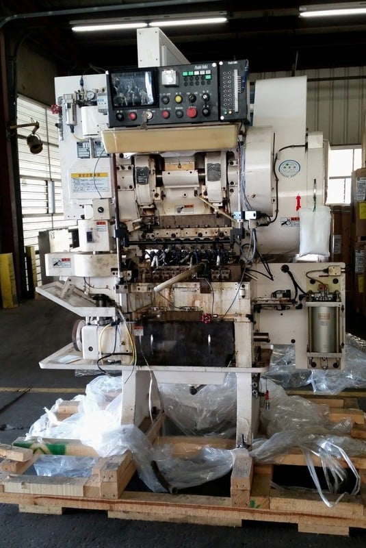 15 Ton, Asahi Seiki #TP15, transfer press, 2" stroke, US Baird 219 copy ...