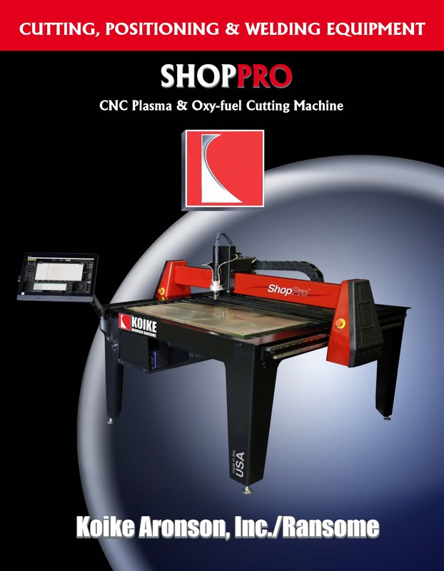 Koike #ShopPro, 5' x 10' water table, Hypertherm Powermax 85 (others ...