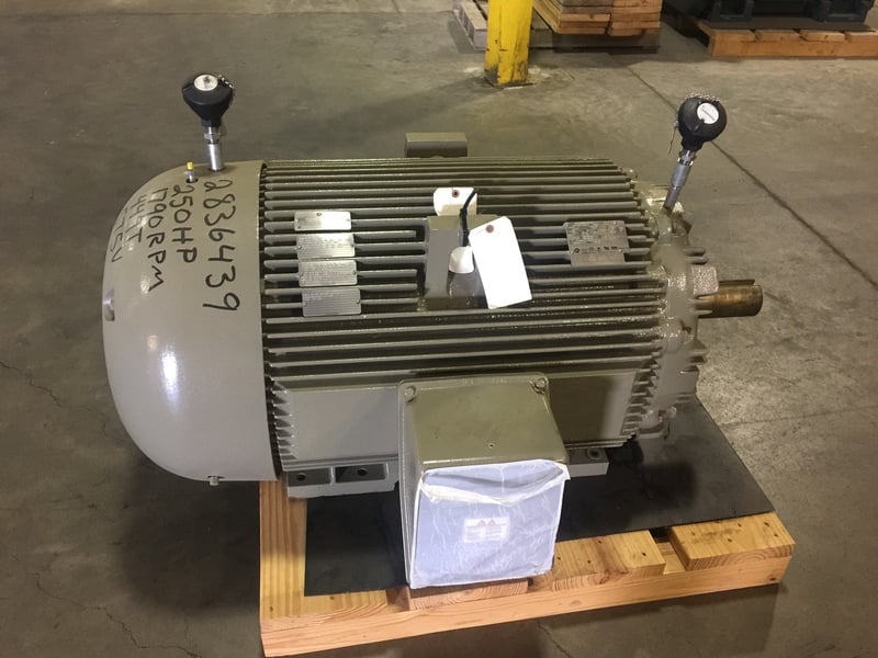 250 HP 1800 RPM General Electric, Frame 447T/449T, TEFC, BB, IEEE841,1. ...