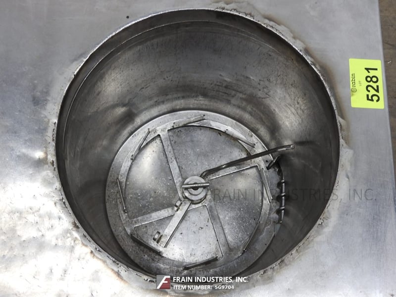 Peters, cream hopper, 35 gallon Stainless Steel storage tank / hopper ...