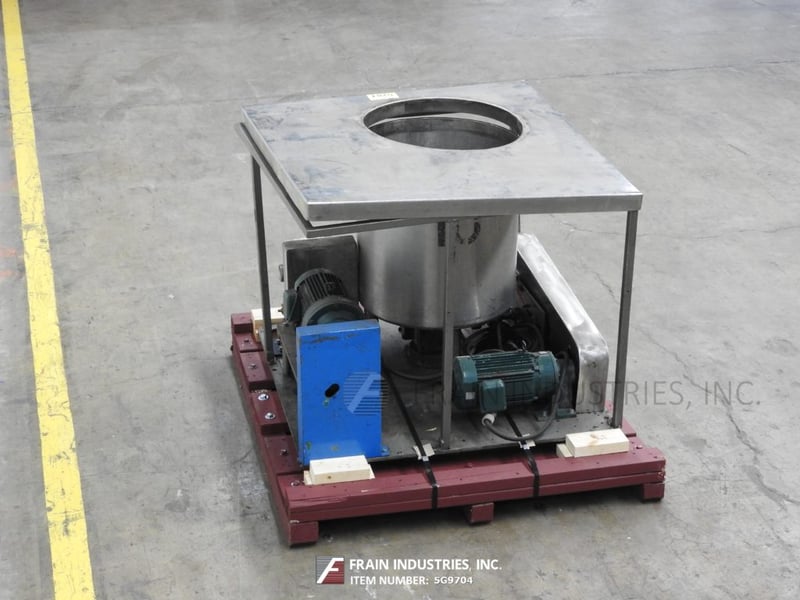 Peters, cream hopper, 35 gallon Stainless Steel storage tank / hopper ...