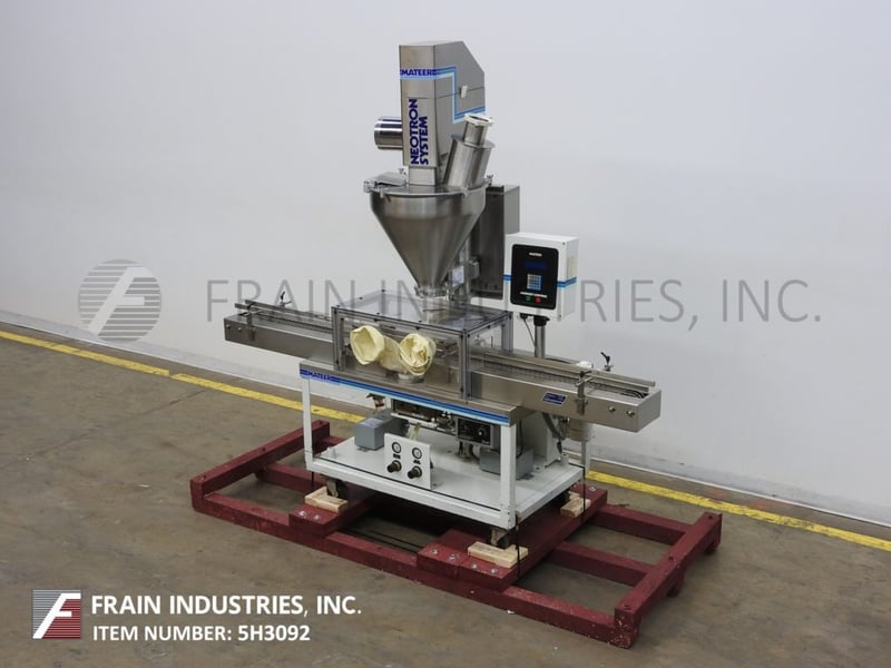Mateer Burt #Neotron-3820, single head, stepper driven auger filler ...