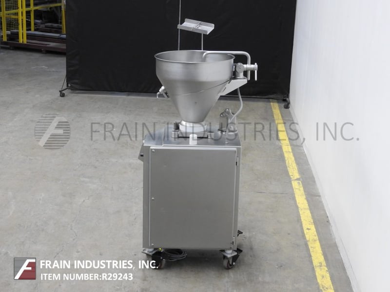Vemag #DP3, continuous, Stainless Steel, rotary vane pump stuffer and ...