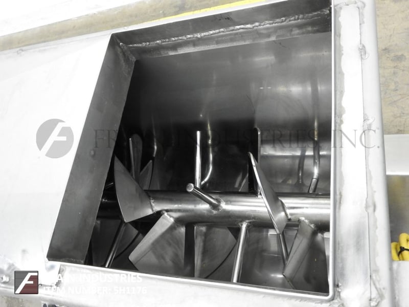 10 cu.ft. CFR Mixing Conveyor, 304 Stainless Steel continuous paddle ...
