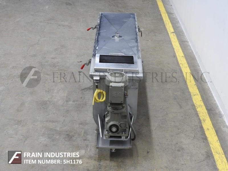 10 cu.ft. CFR Mixing Conveyor, 304 Stainless Steel continuous paddle ...