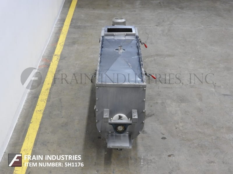 10 cu.ft. CFR Mixing Conveyor, 304 Stainless Steel continuous paddle ...