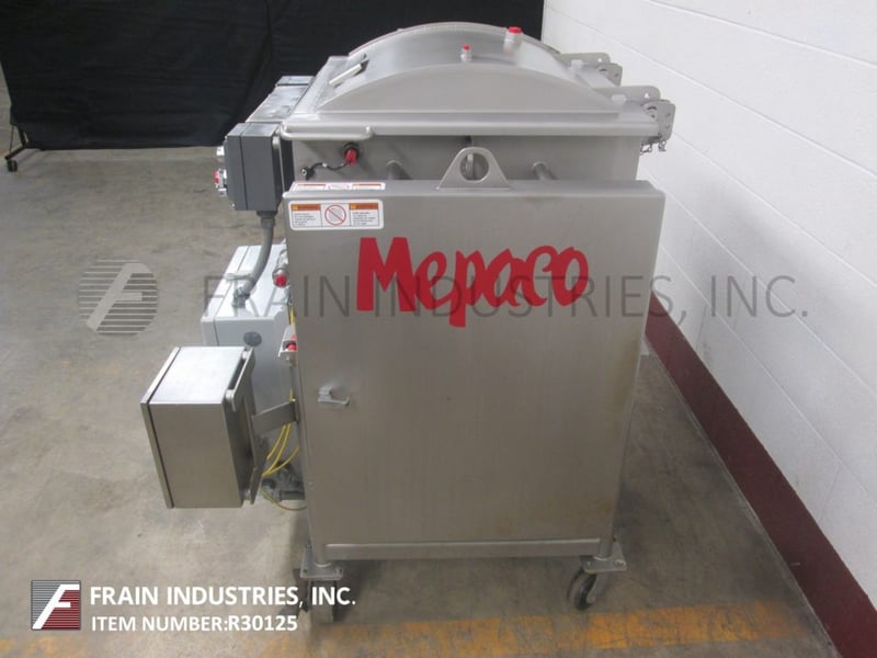 Mepaco #170, 304 Stainless Steel dual trough jacketed ribbon blender ...
