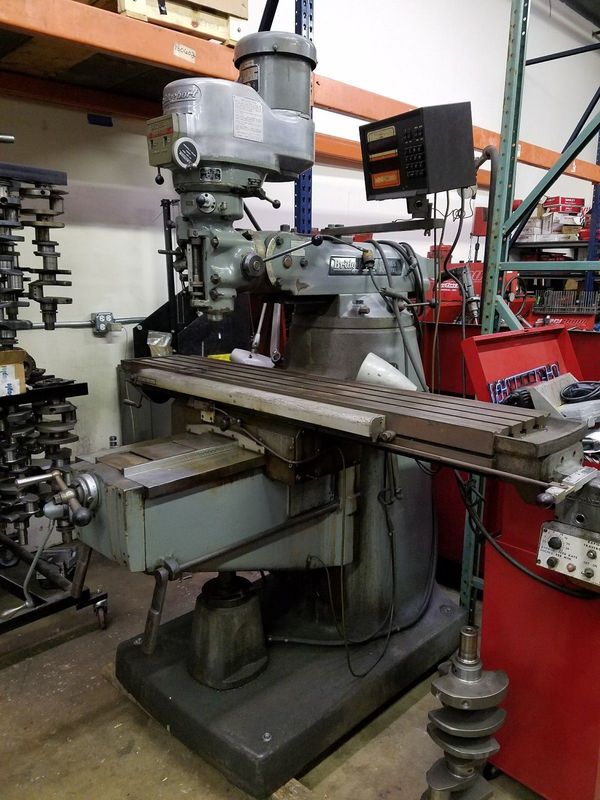 Bridgeport #Series-II-Special, 2-Axis digital read out, 11" x58" tbl ...