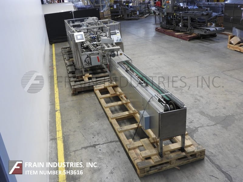 Tisma #TC-600, automatic, horizontal, continous motion, hot melt glue ...