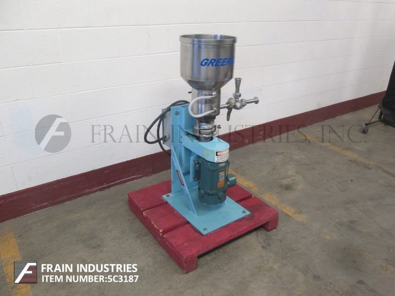 Greerco #W250V, colloid mill capable of complete dispersion ...