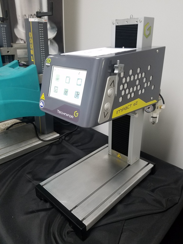 Technifor #Impact-P, 100x120mm, pneu.head marking machine, manual or ...