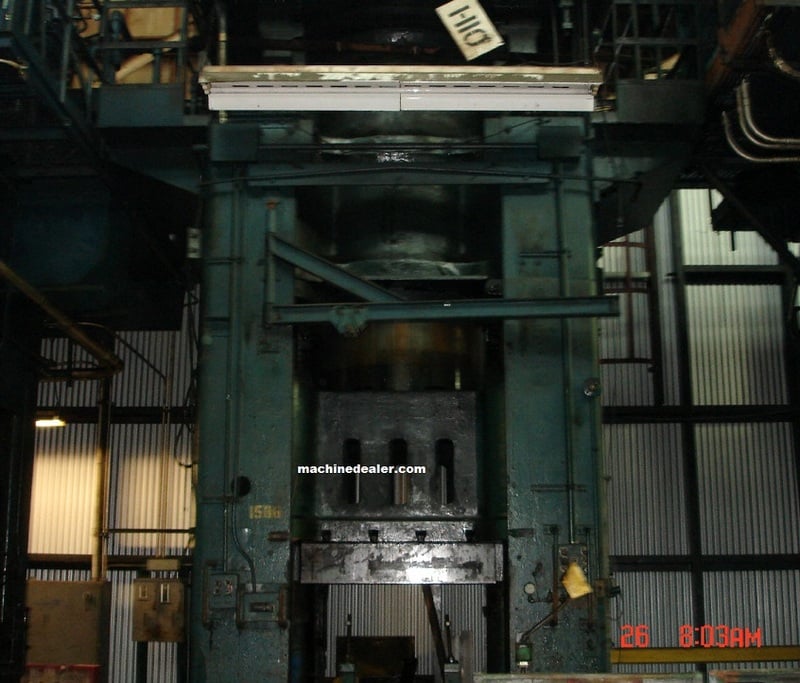 3000 Ton, Erie, forging press, 82" DL, 42" stroke, 40" SH, 50-1/2 ...