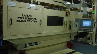 Landis #LT2, CNC twin wheel orbit.crankpin grinder, 6400 CNC Control ...