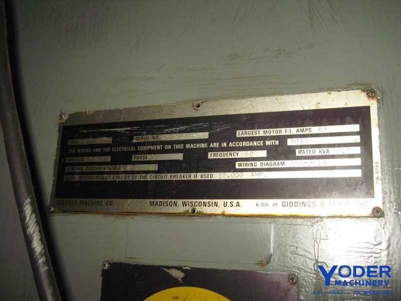 No. 4L Gisholt, 31-3/4" swg, 24-1/2" SOCS, 3-jaw 24" chk, 40 HP, roller ...