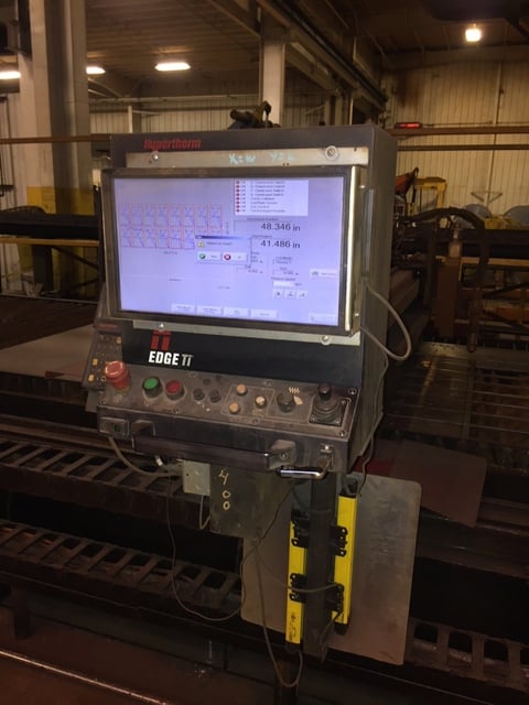 Koike #Plate-Pro-2000, 6' x 20' table, torch interface, Hypertherm ...